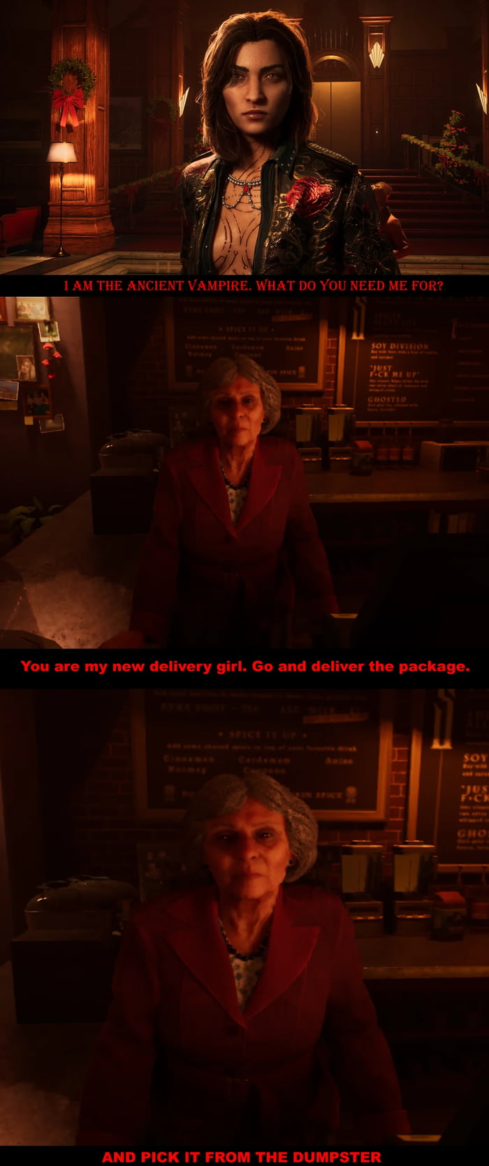 VTMB 2 side quests be like... - 9GAG