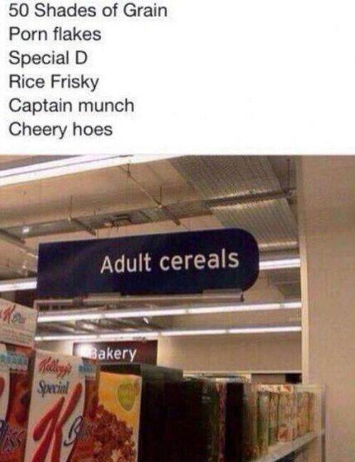"Adult cereals" - 9GAG