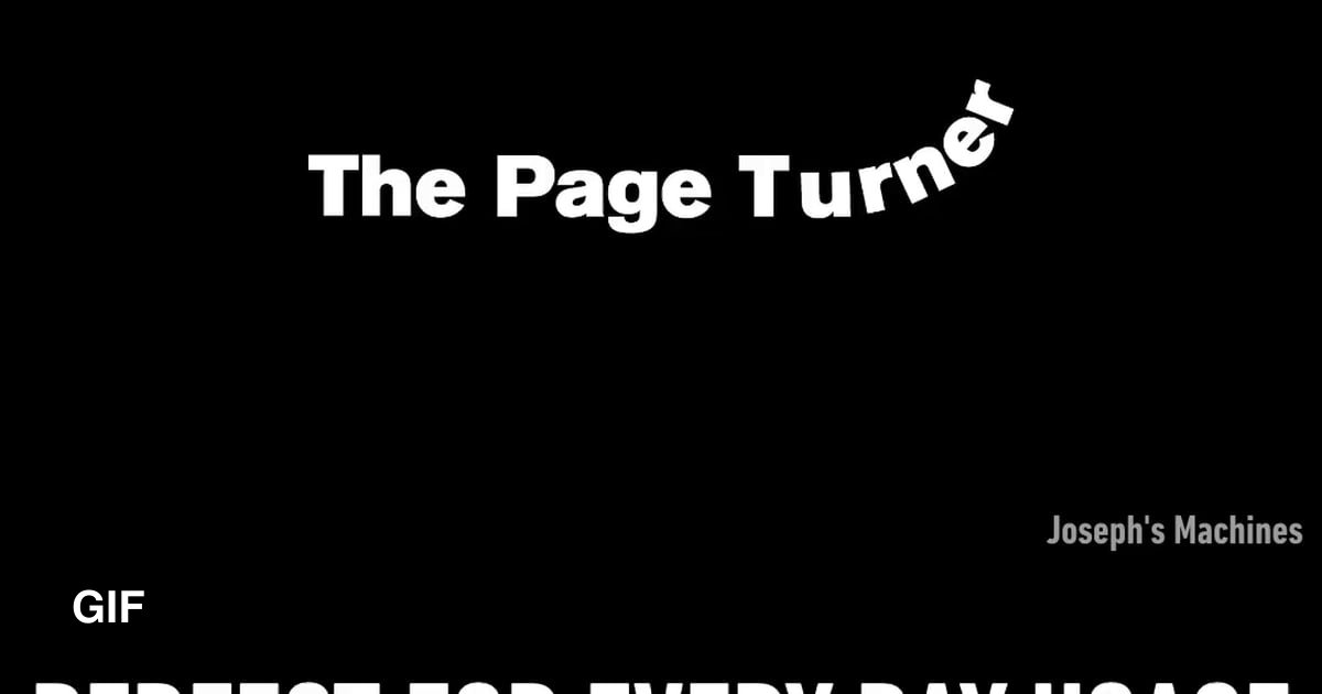 Page turning machine (by Joseph's Machines) - 9GAG