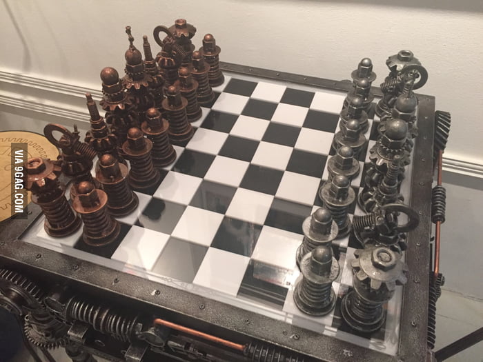 Mechanical Chess - 9GAG