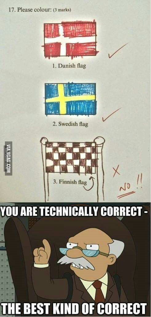 He technically is correct. - 9GAG