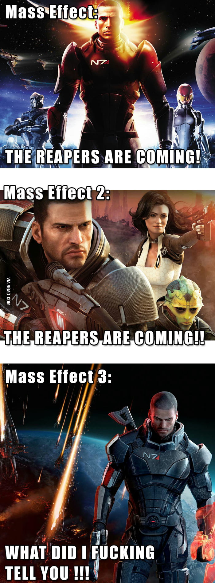 Mass Effect in a nutshell - 9GAG