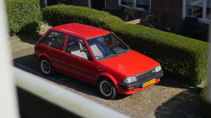 My lovely shitbox (Toyota Starlet EP71) - 9GAG