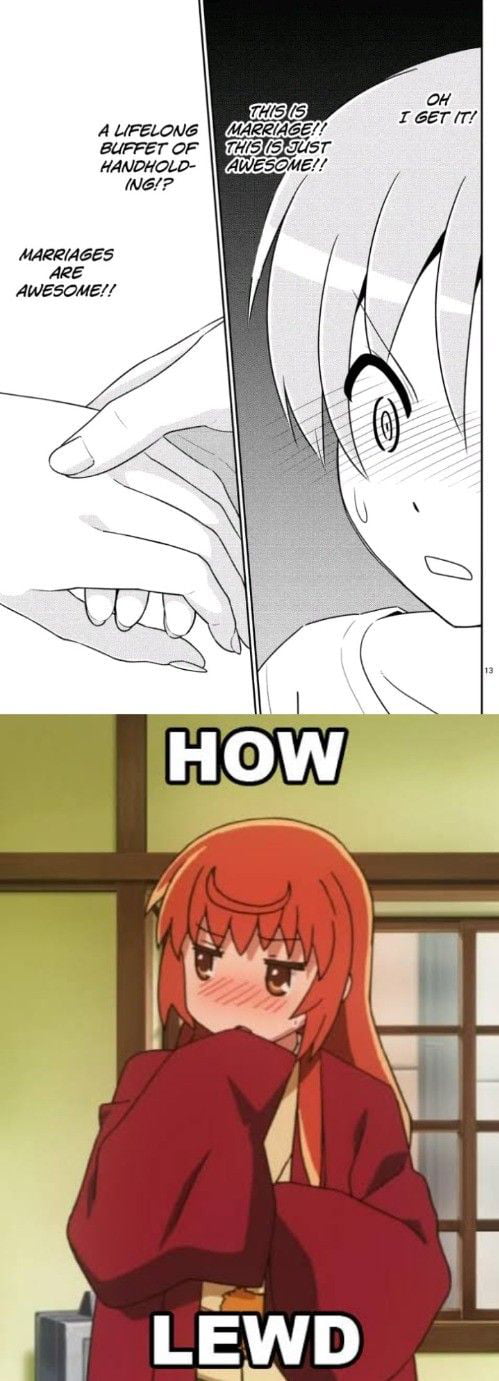 Lewd hand holding heresy in a wholesome manga. - 9GAG