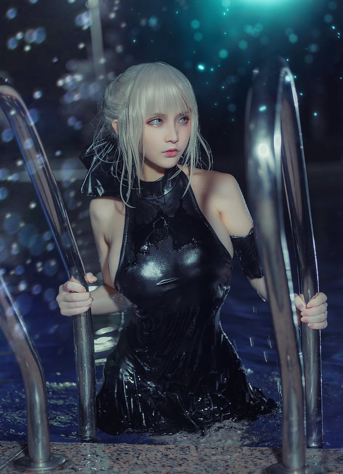 Swimsuit Saber Alter Cosplay by Mao - 9GAG