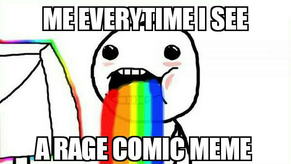 Oooh, I miss the rage comics memes - 9GAG