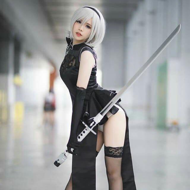 Title : Nier : Automata Character : 2B Coser : 傲娇98k - 9GAG