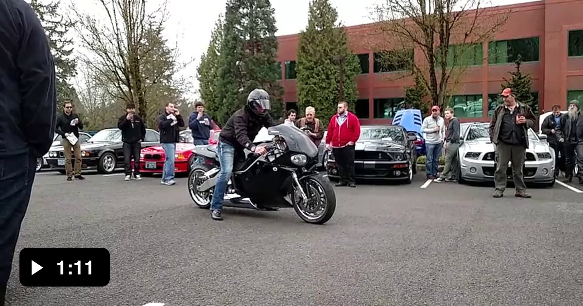 Helicopter engine + regular wheels = MTT Y2K bike - 9GAG