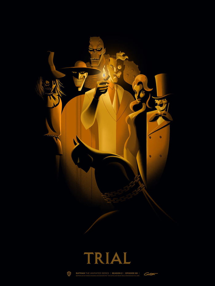 Batman: The Animated Series artwork for Episode 68 "Trial" by George ...