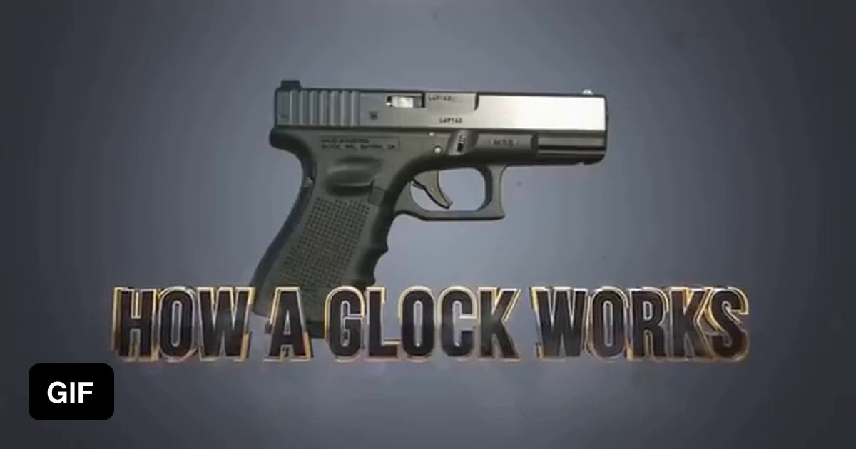 How a Glock Works, Credit: Matt Rittman - 9GAG