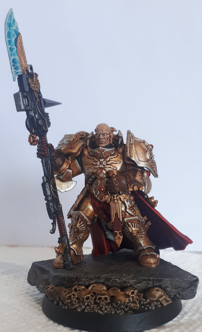 Finished up a shield captain with more angles in the comments, the ...