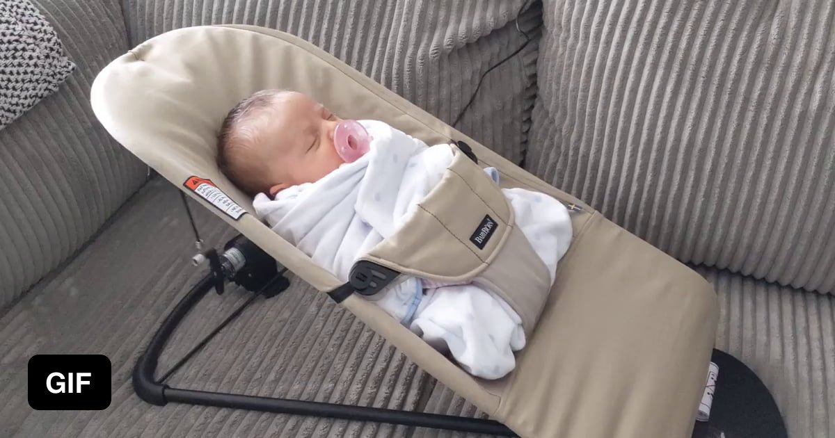 Made a baby rocker because daddying is hard. - 9GAG