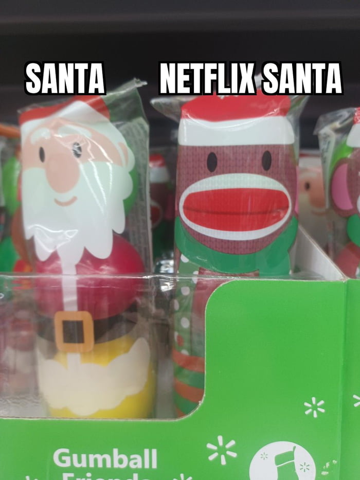 Santa VS Netflix Santa - 9GAG