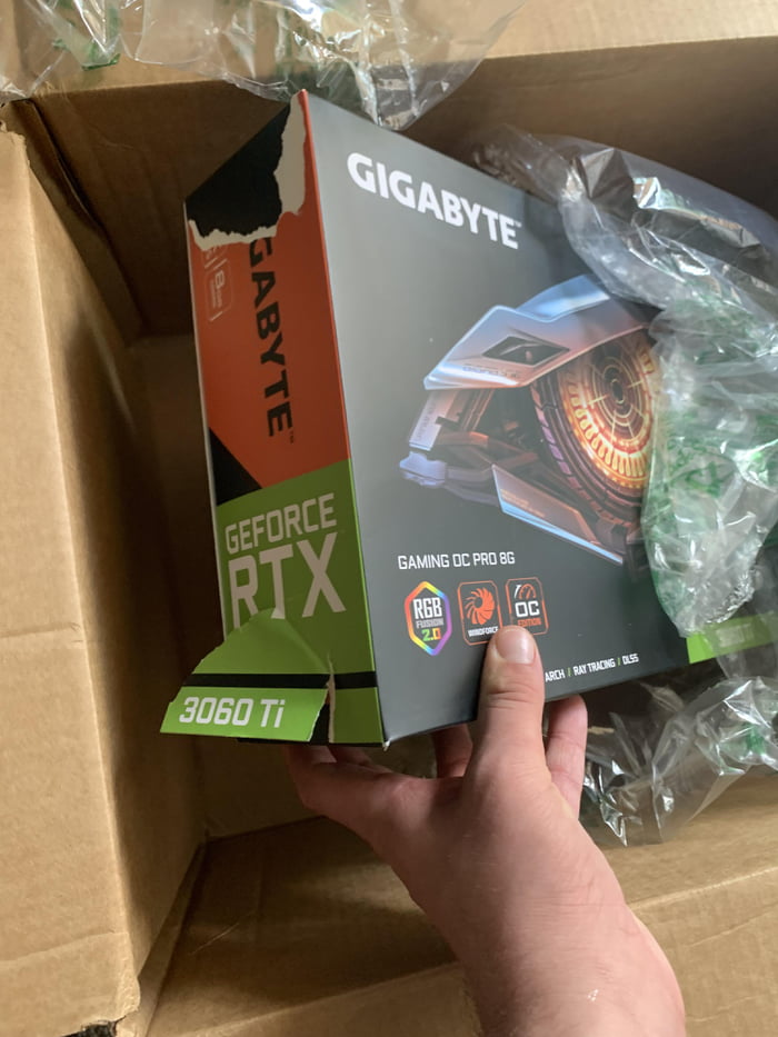 Someone showed a pic of a tiny scratch on their packaging… this was ...