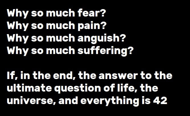 The Answer to the Ultimate Question - 9GAG