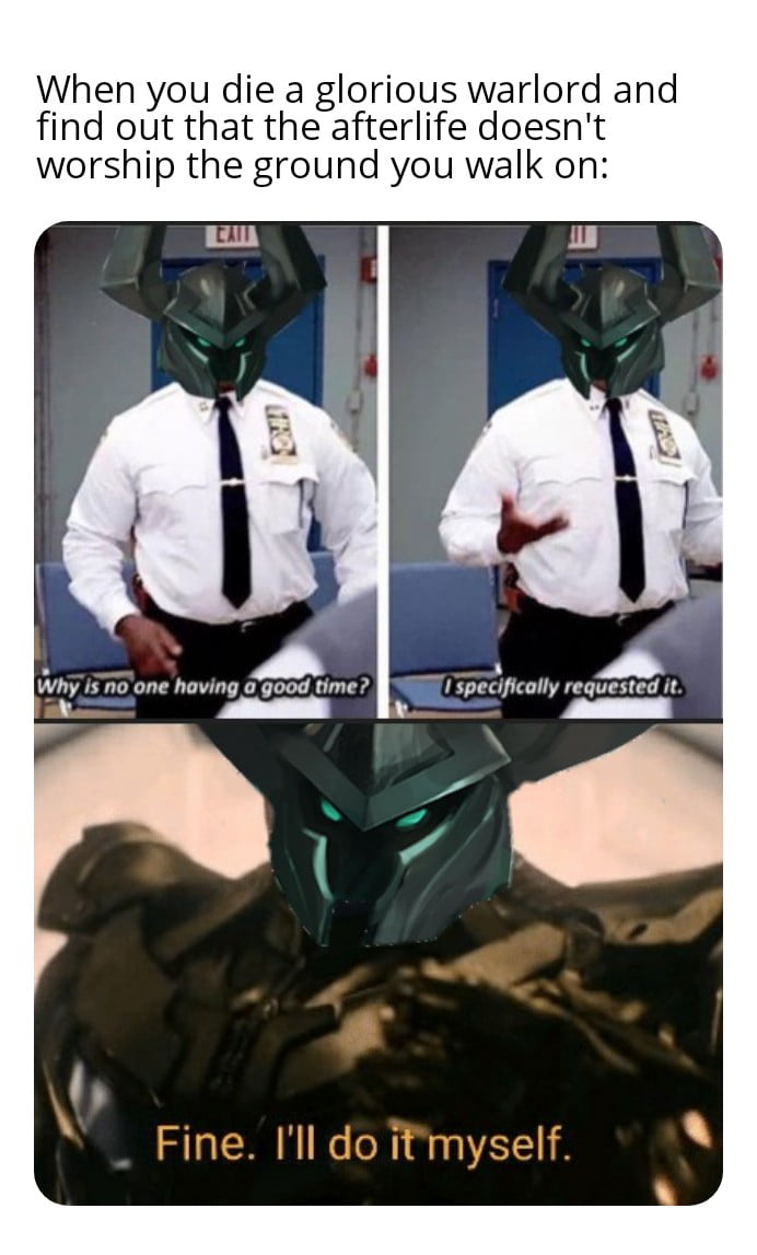 Making a simple Lore meme for every champion. - 9GAG