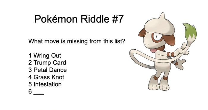 Pokémon Riddle #7 - 9GAG