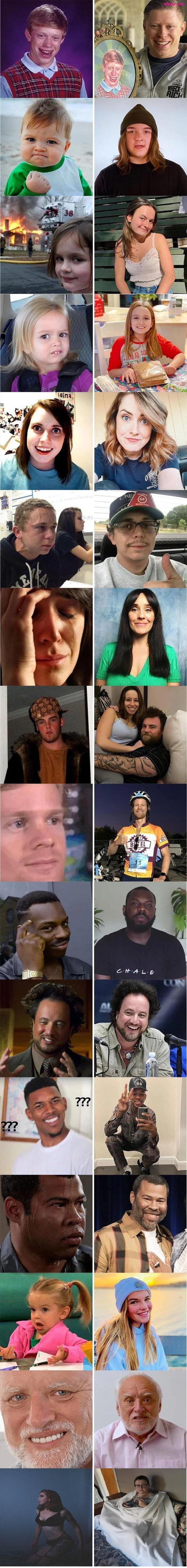 Meme People: Then and Now (updated due to current events) - 9GAG