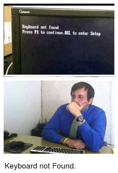 So how I'm going to press that keys? - 9GAG