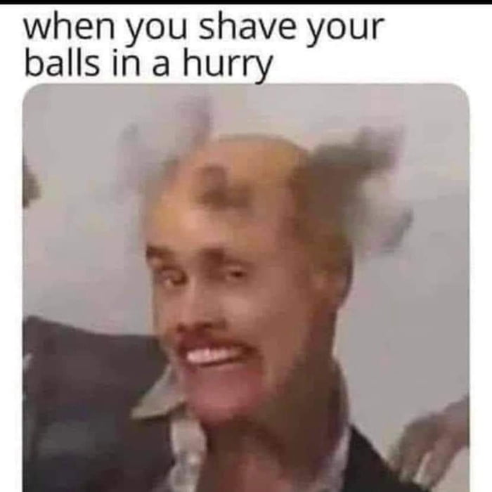 Rushed shave! - 9GAG