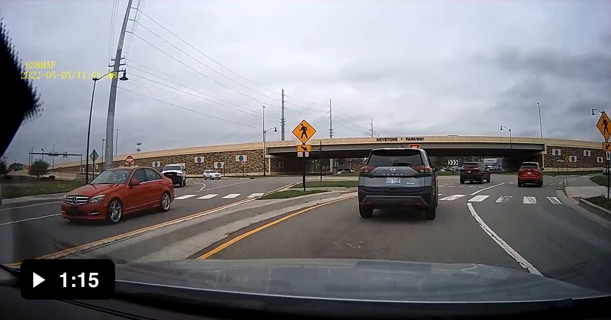 Roundabout Rhodes Scholar Gets Angry W/Me. After Merging Onto The ...