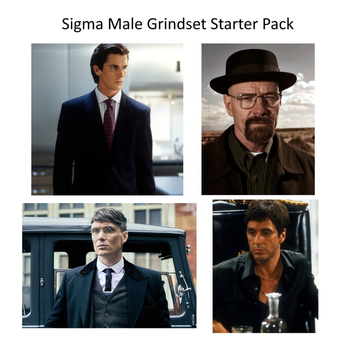 Sigma Male Grindset Starter Pack - 9GAG