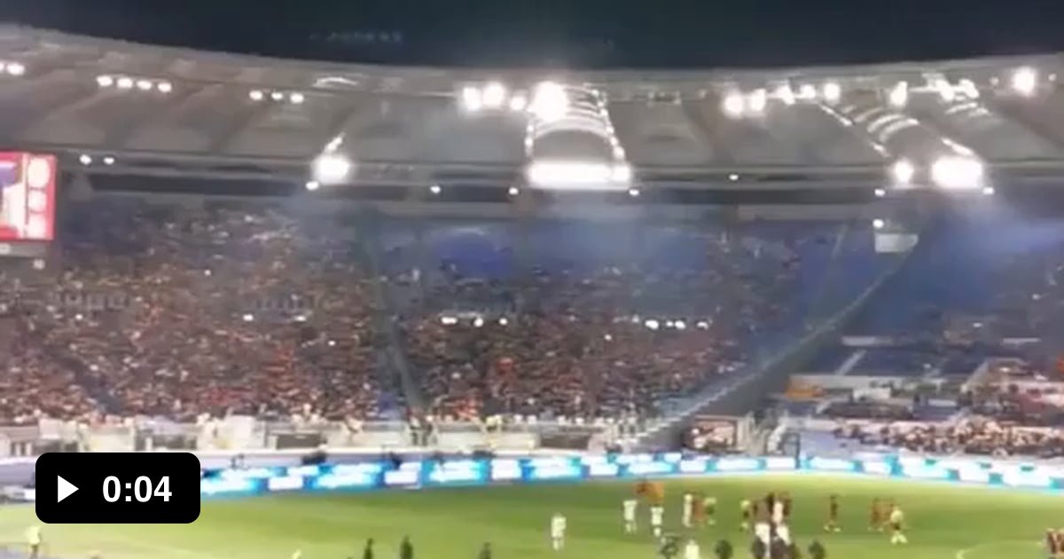 Meteor flying over a stadium during a football game in Rome yesterday ...