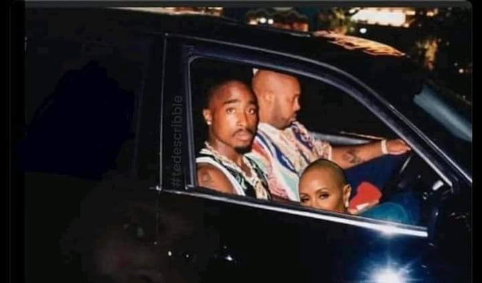 Last photo of 2pac before getting killed, but wait - 9GAG
