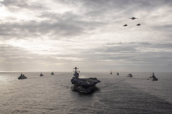 The USS Gerald R. Ford, the world's largest warship, has arrived at ...