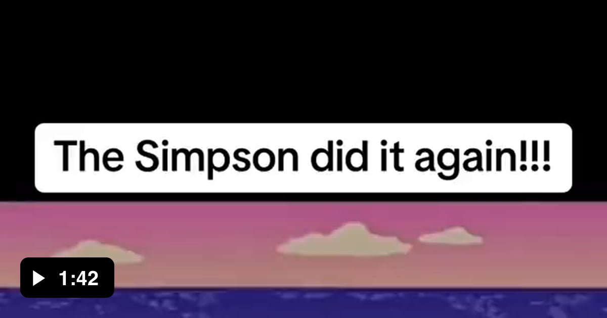 The Simpson did it again!!! - 9GAG