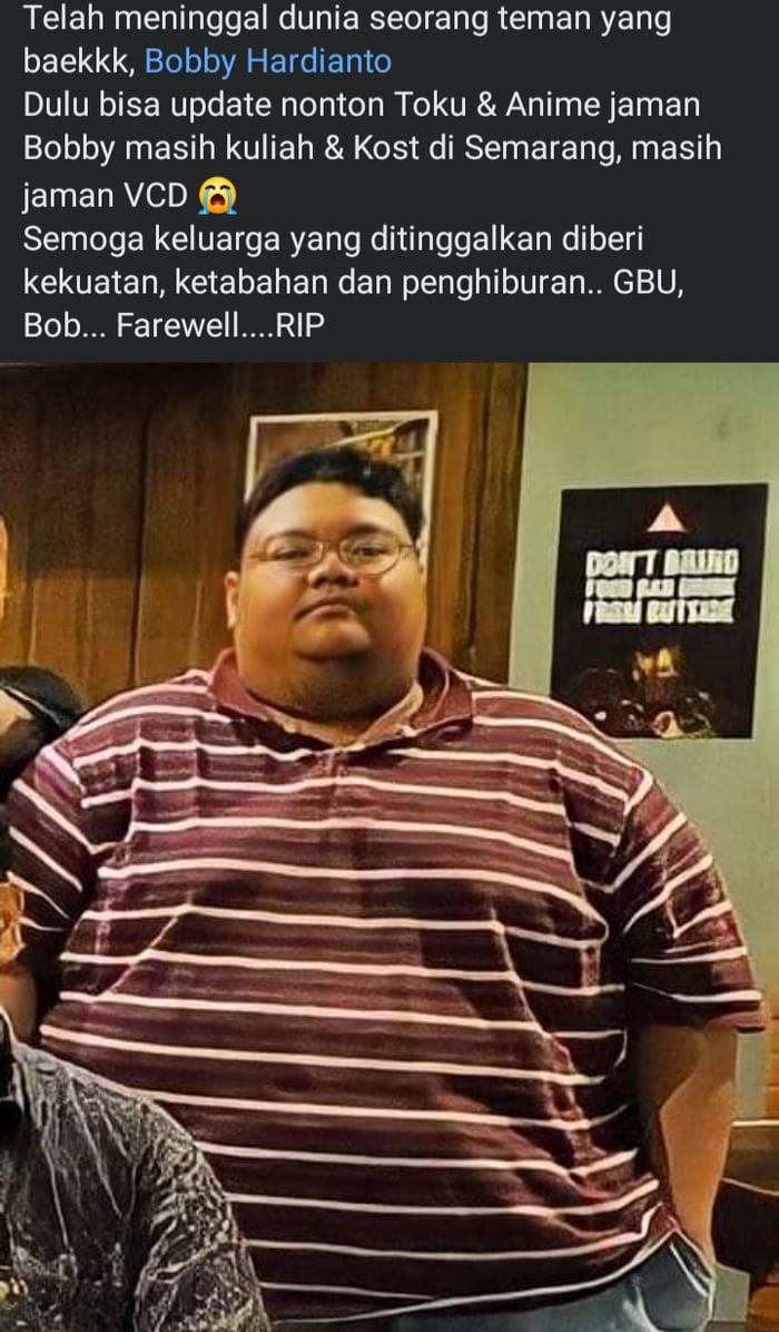 RIP Bob, meme² anda di 9gag akan dikenang selalu - 9GAG