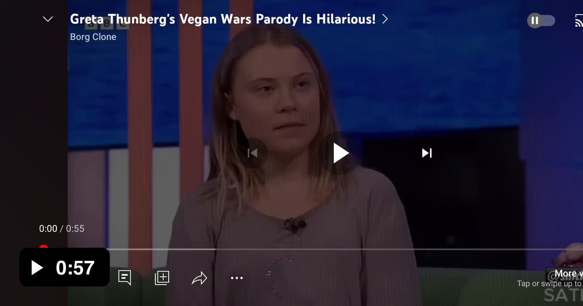 Greta Thunberg Vegan Wars - 9GAG