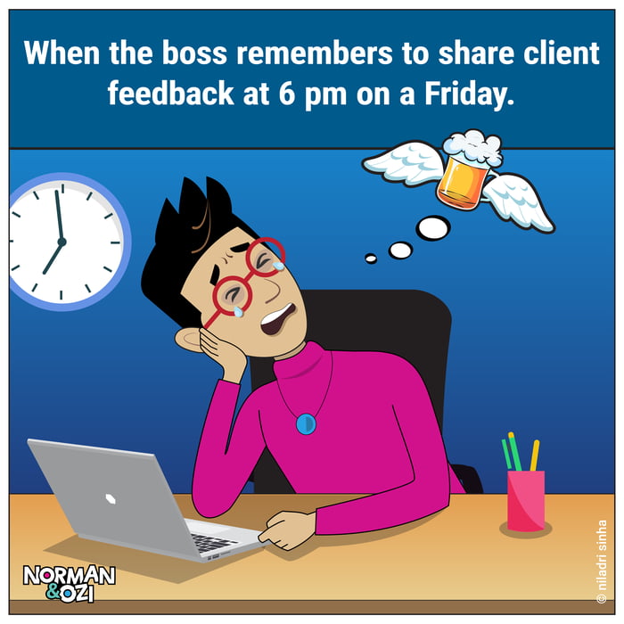 Client Feedback on a FRIDAY!! - 9GAG