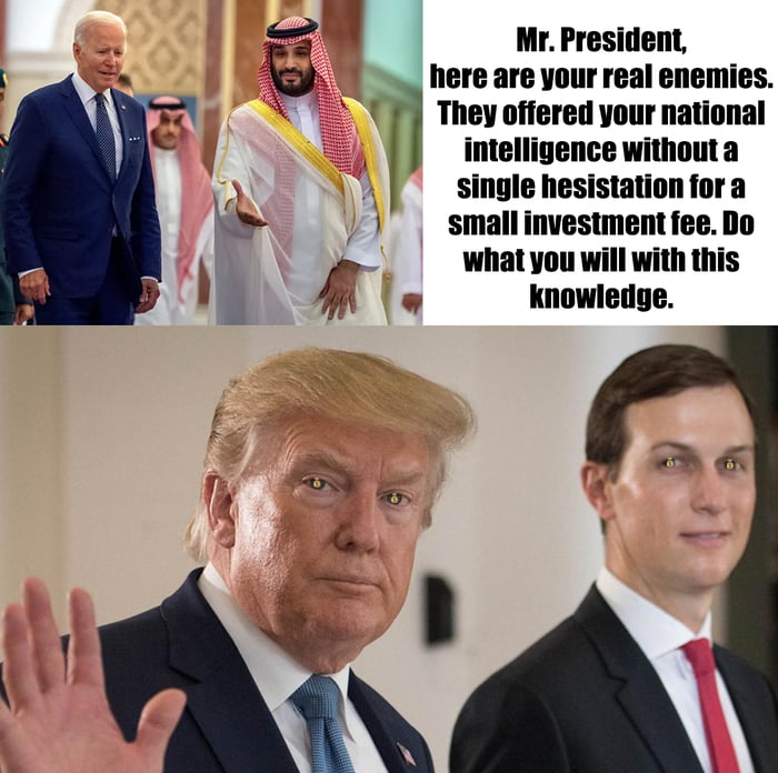 MBS knows how to play chess - 9GAG