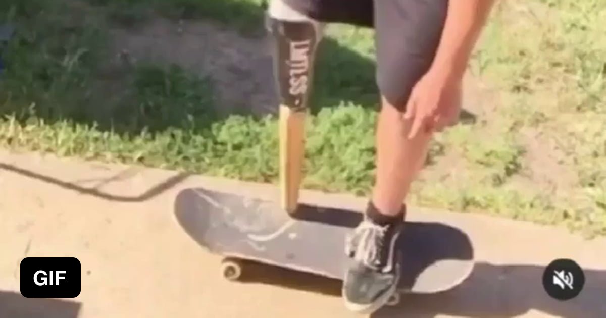 Peg leg kick flip - 9GAG