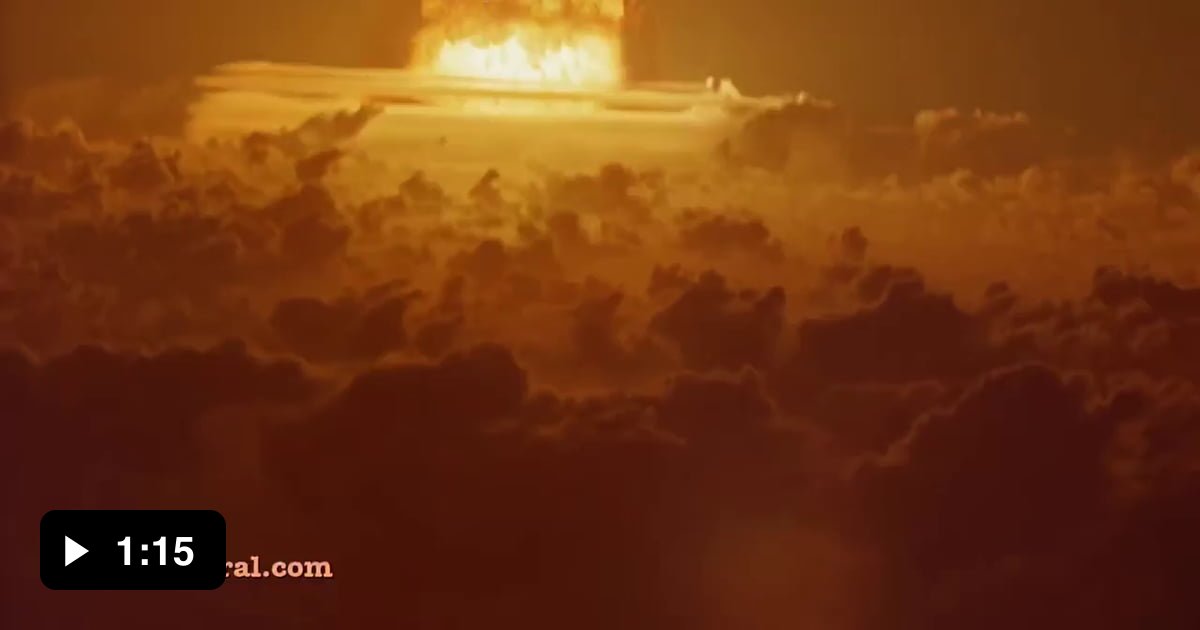 Castle Bravo, the largest nuclear bomb the US has detonated (15 ...