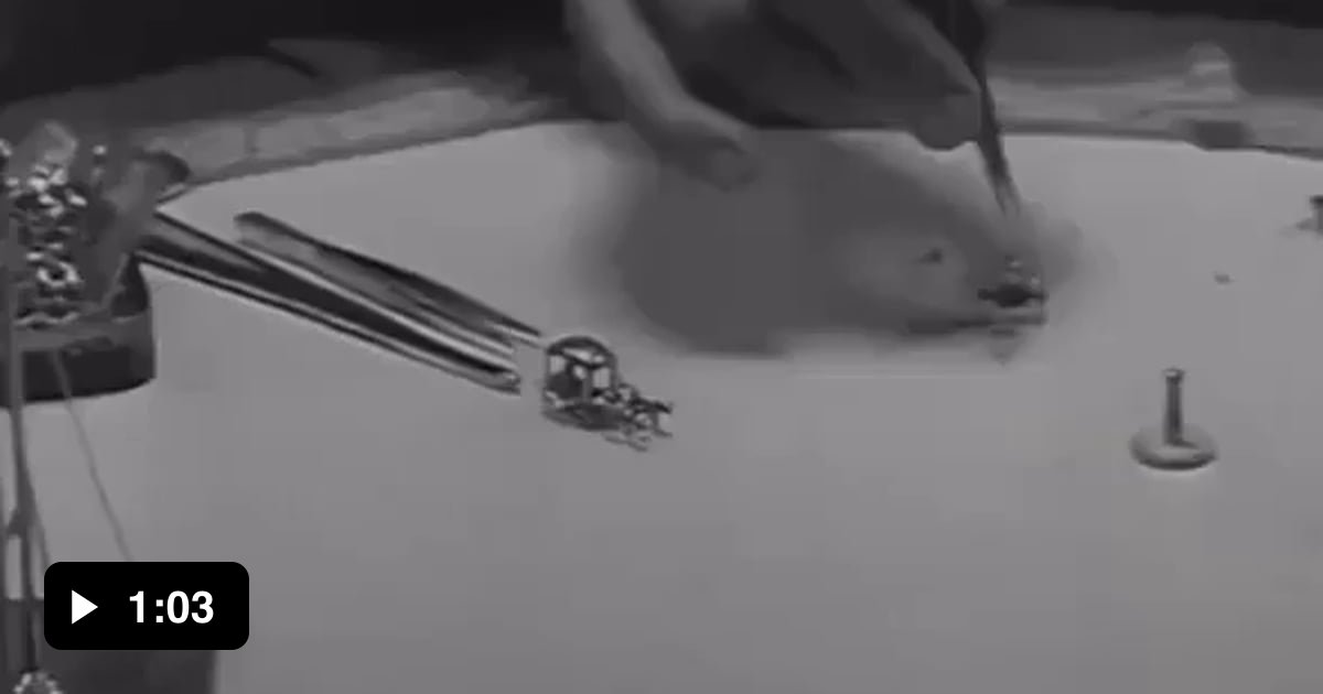 This is a flea circus from the 1950s - 9GAG