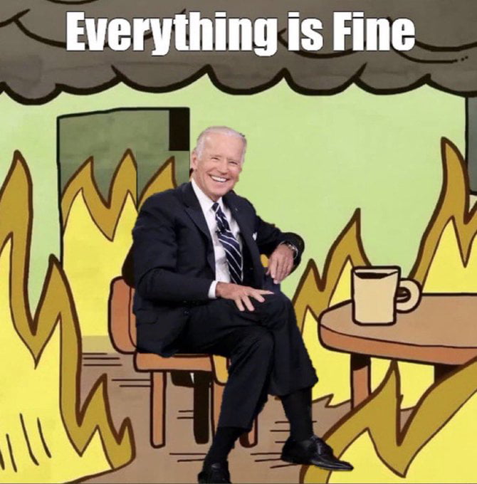 Joe, everything is not fine… - 9GAG