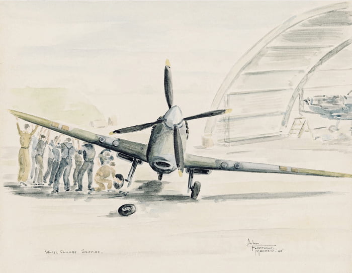 How to Change a Tire on a Spitfire - 9GAG