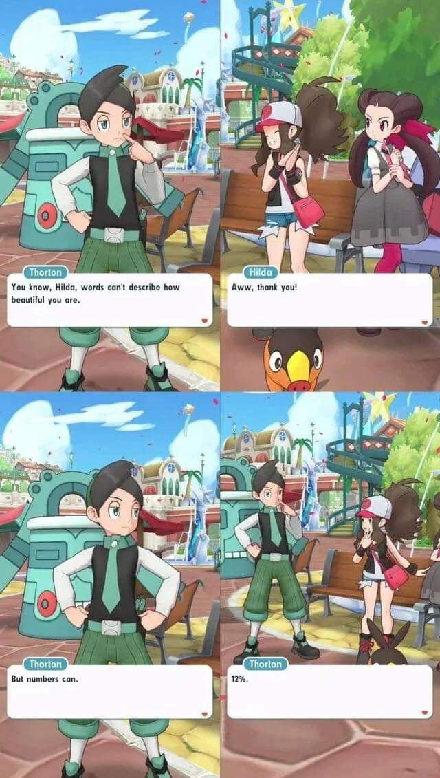 Hilda better had a burn heal ready - 9GAG