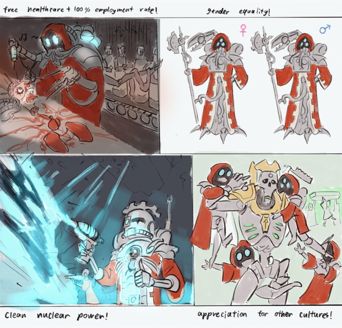 Why the Admech are the real good guys of the 40k universe - 9GAG