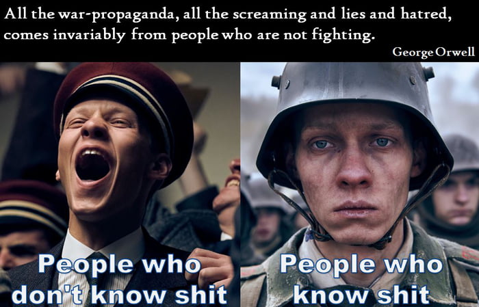 Im Westen nichts Neues/All Quiet on the Western Front is probably the ...