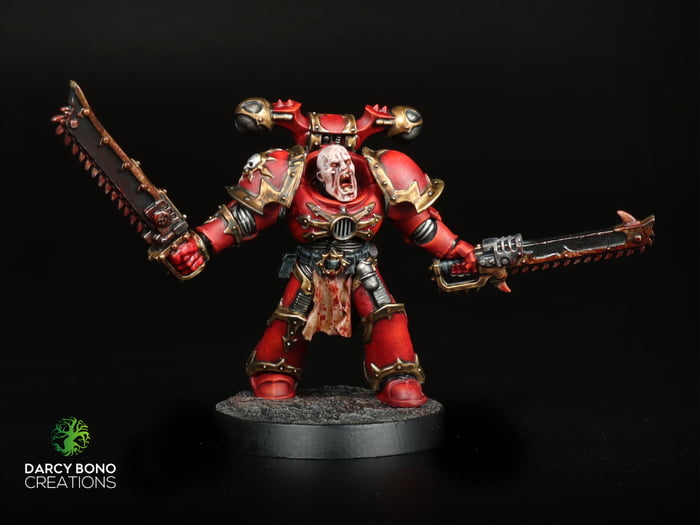 Kitbashed Khorne Berzerker. *Que the DOOM Eternal soundtrack* - 9GAG