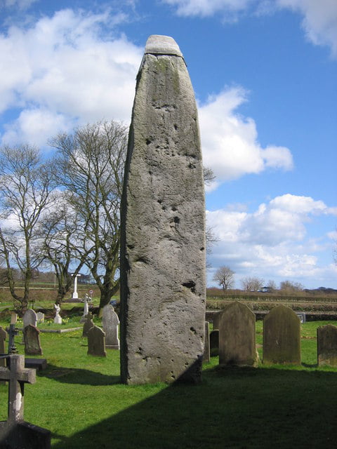 The Rudston Monolith is the tallest megalith (standing stone) in the UK ...