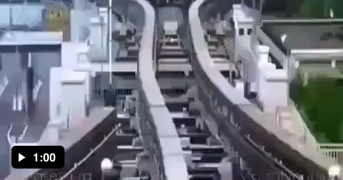 Japan rail switching timelapse - 9GAG