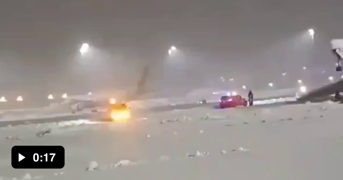 Heavy snow and ice in Munich, Germany has frozen jets at the airport ...