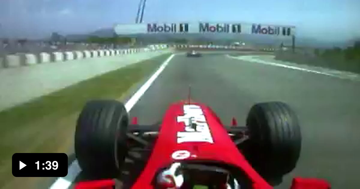 2000 Spanish Grand Prix. Rubens Barrichello’s double overtake on the ...