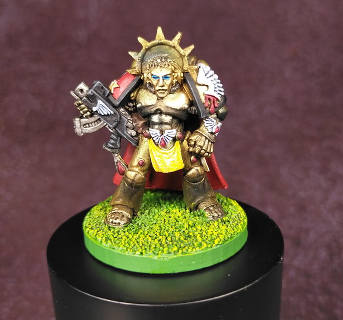 Classic Blood Angels Captain in pewter - 9GAG