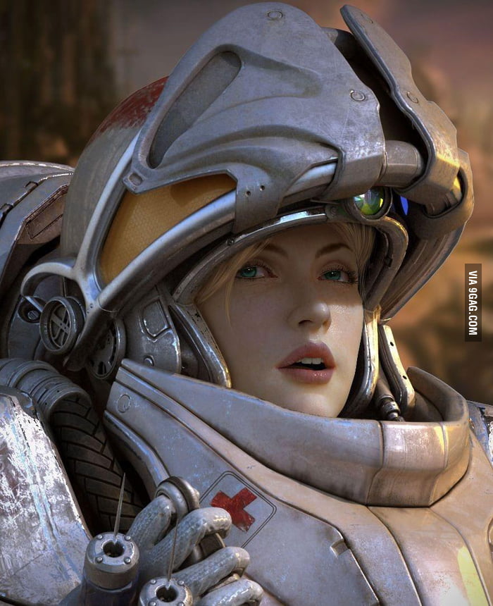 A beautiful medic from StarCraft 2 - 9GAG
