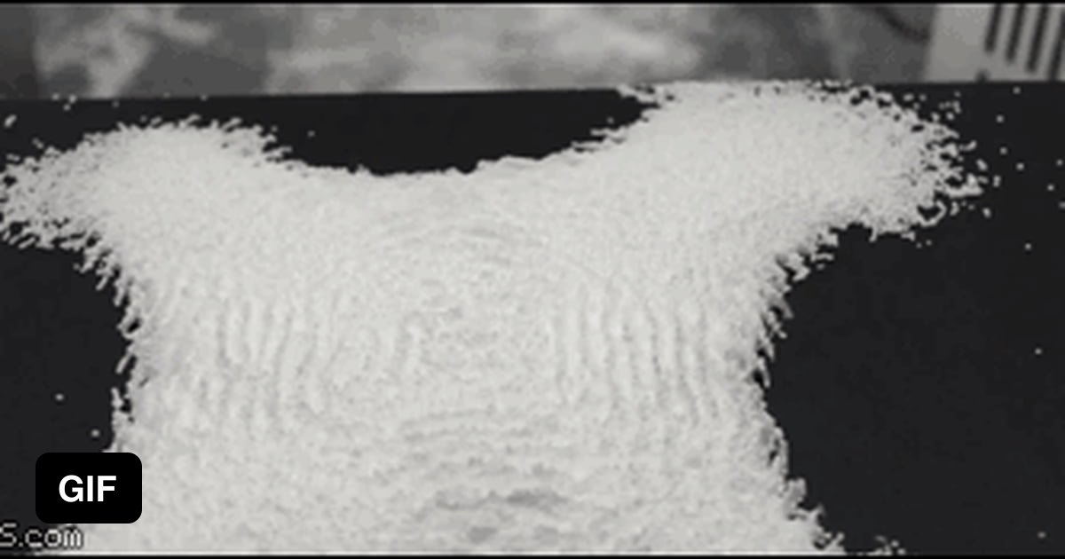 Controlling sand with sound waves - 9GAG